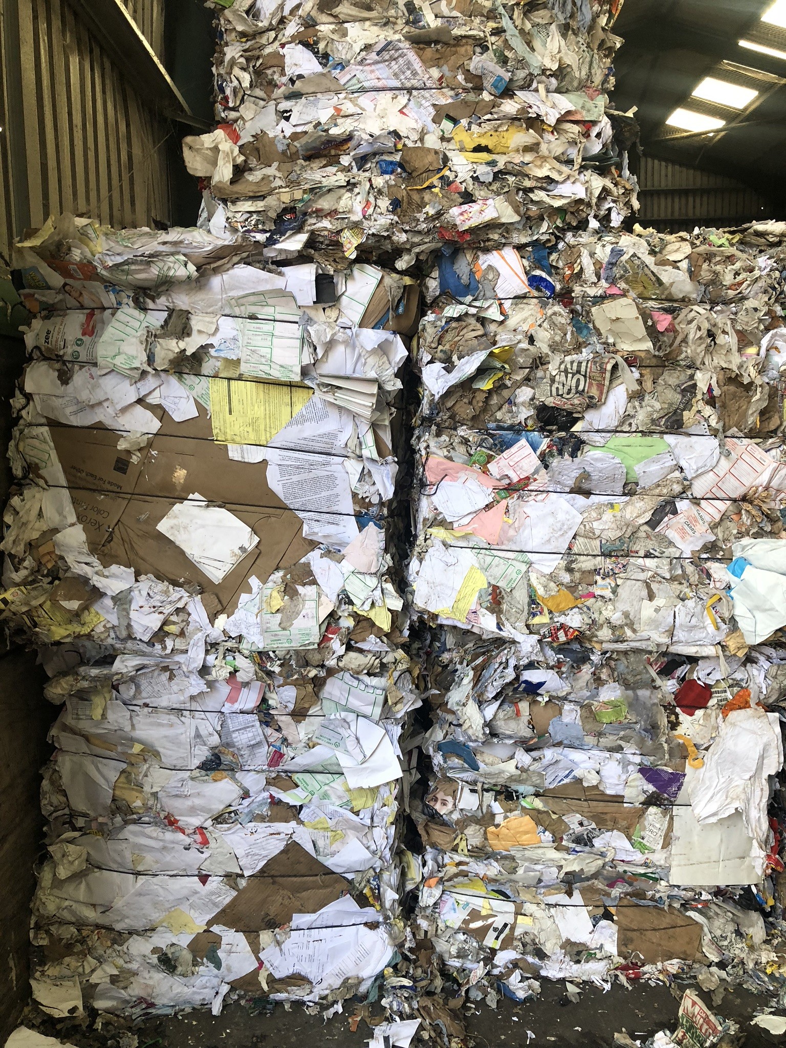 BaleBid | Mixed paper and board, unsorted, but unusable materials ...